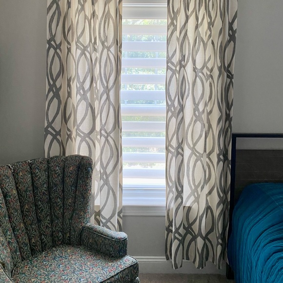 West Elm | Accents | West Elm Scribble Lattice Curtains | Poshmark